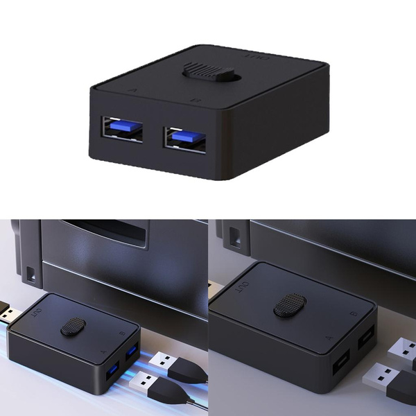 USB Printer Sharing Switcher Selector Box Control Two Computers with ...