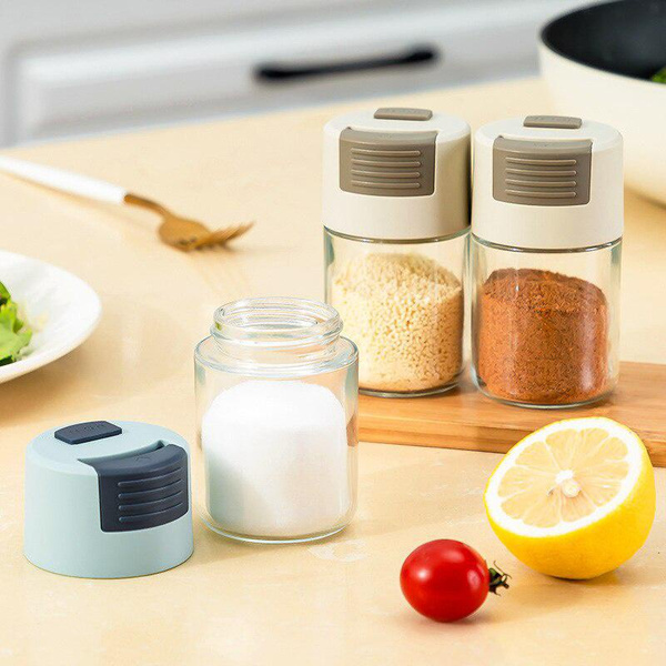 New Pressed Salt Control Shaker Dosing Salt Shaker Sealed Moisture ...