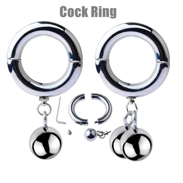 New Silver Stainless Steel Ring with 1 Ball/2 Balls (All Parts Can Be ...