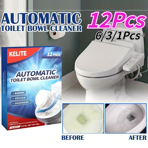 12Pcs 6/3/1Pcs Toilet Bowl Cleaner, Toilet Cleaning Block, Toilet ...