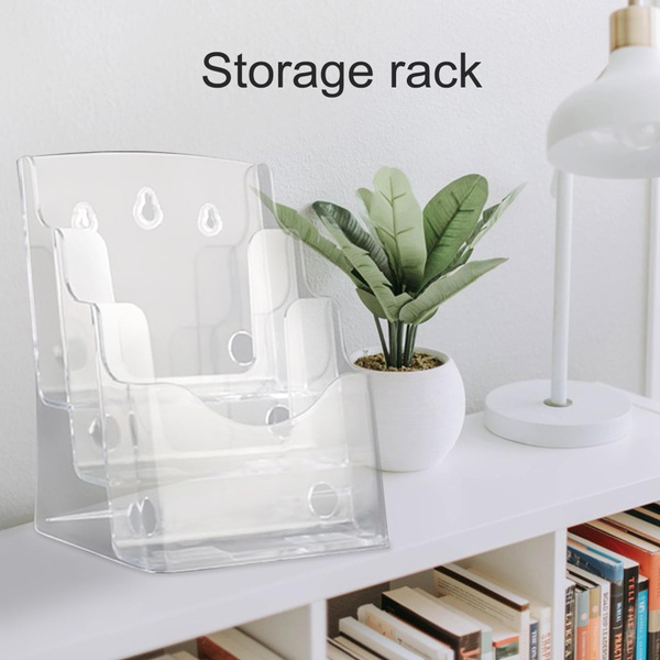 Wall Mount Flyer Holder Wall Mount Flyer Display Stand Acrylic Brochure ...