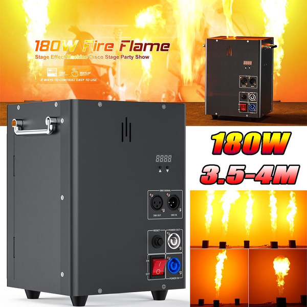 180W Stage Projector Flamethrower Dmx512 Stage Fire Effect Aerosol ...
