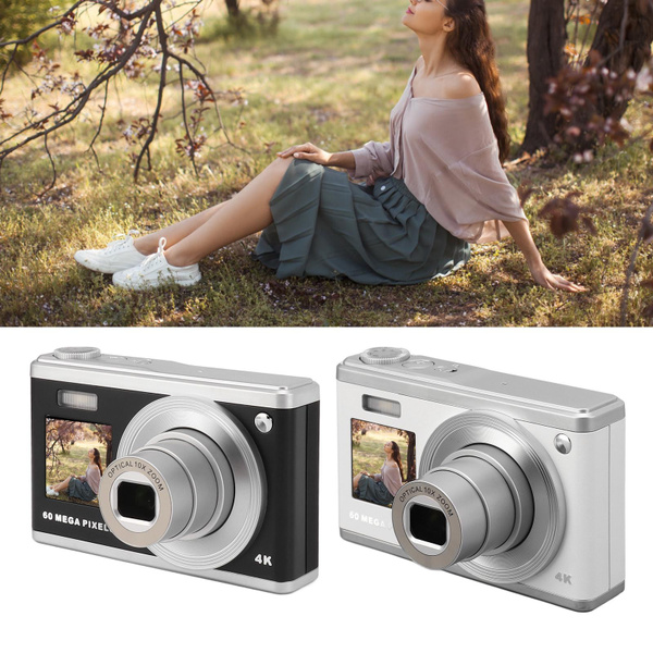 Smart Digital Camera, 4K Ultra HD Dual Screen Auto Focus Anti Shake ...