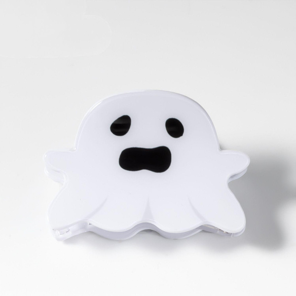 1pcs Ladies Black and White acrylic cute big mouth Ghost Imp Small grab ...