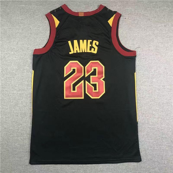 Black Lebron 23# James All Stitched ClevelandCavaliers Movie Basketball ...