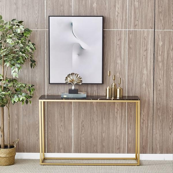 Console Tables for Entryway, Faux Marble Sofa Tables, Entryway Table ...