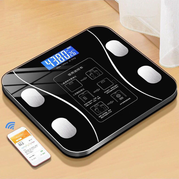 Body Fat Scale,Digital Smart Bathroom Scale for Body Weight, LCD ...
