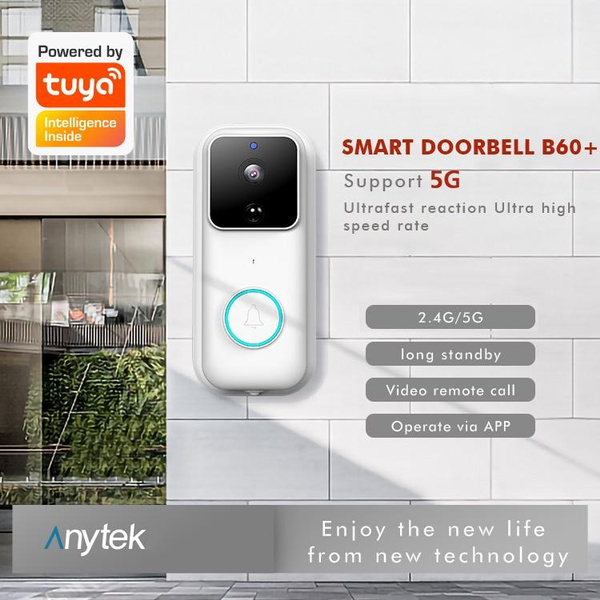 200W 1080P Full HD 2.4G/5G Wireless WIFI HD Intercom Visual Video Door ...
