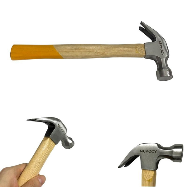 NIUVOCY Claw Hammer Basic Hand Tool for DIY and Woodworking with ...