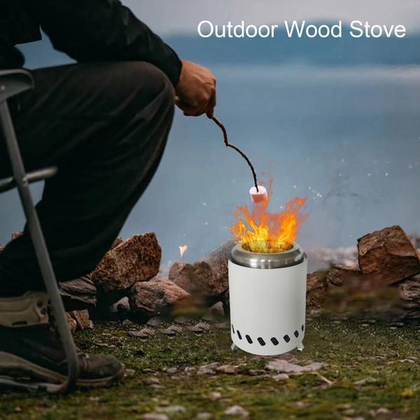 Mini Tabletop Flame Pit Portable Wood Stove Outdoor Wood Stove ...