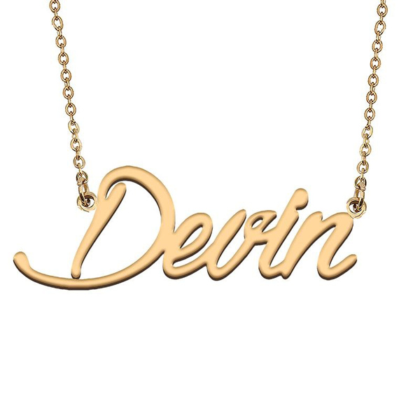Devin Personalized Name Necklace: Add A Unique Charm to Your Name with ...