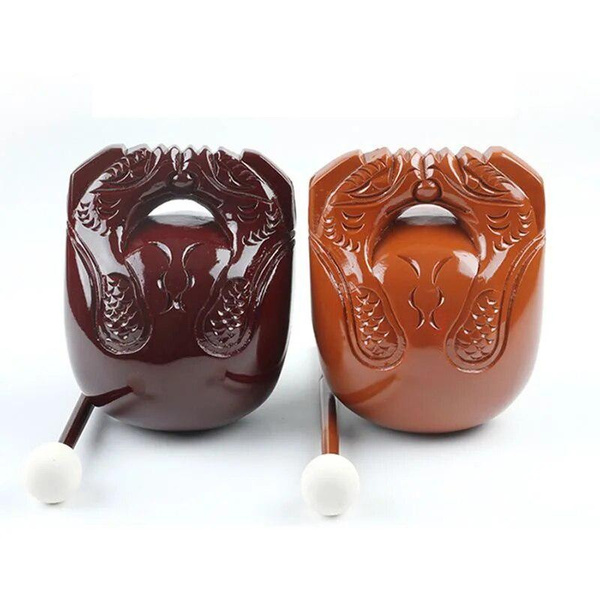 Zen Buddhist Monk Wooden Fish Mokugyo Temple Block Muyu | Wish