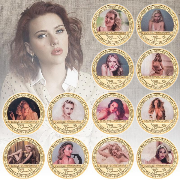 American Actress Gold Foil Commemorative Coin One of The Sexiest Women ...