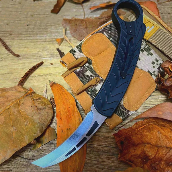 Karambit Automatic Bird Claw Knife D2 Blade Aluminum Handle Double ...
