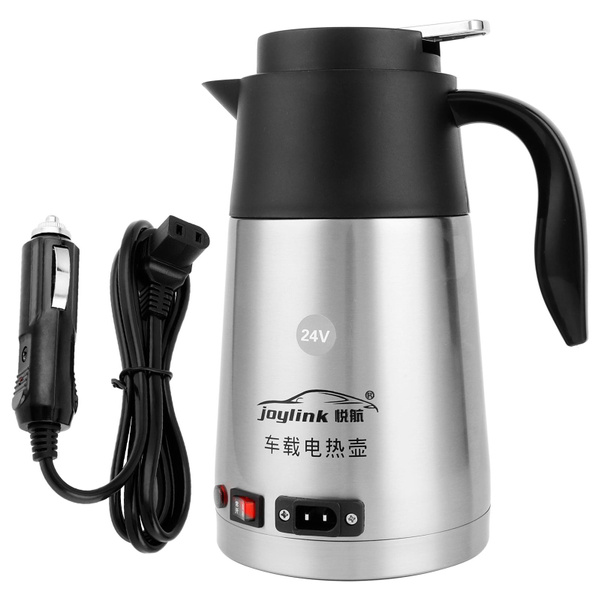 Electric Car Kettle,24V 1200ml 200W Stainless Steel Electric Insulation ...
