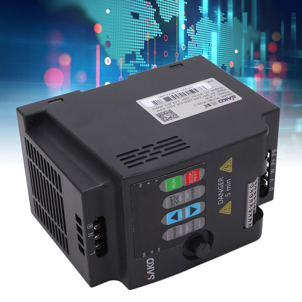 Variable Frequency Drive 2.2KW Single Phase To 3 Phase VFD Mini Frequency Inverter AC 220V Input ...