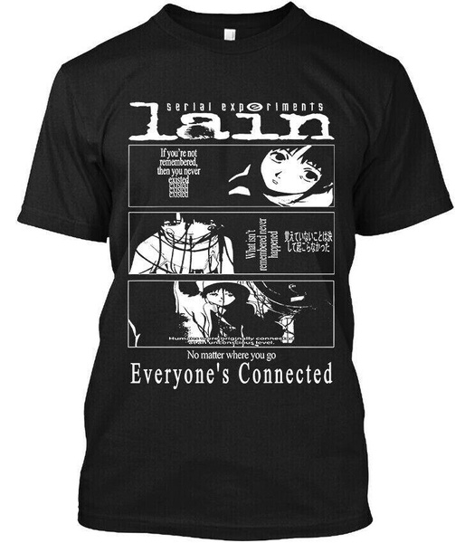 Serial Experiments Lain Mystery Anime TV Show Cartoon Vintage T-Shirt ...