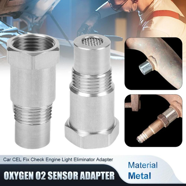 Car CEL Check Engine Light Oxygen Sensor Adapter M18 X 1.5 CEL On Fix ...