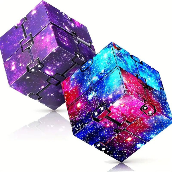 Sensory Infinity Cube Stress Fidget Toys For Autism Anxiety Relief Kids ...