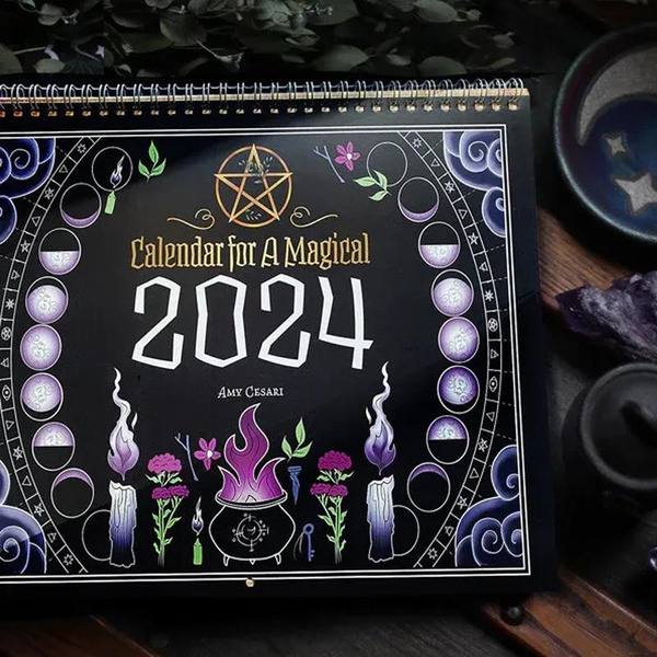 Calendar for a Magical 2024 Hanging Wall Calendar Home Office 2024 | Wish
