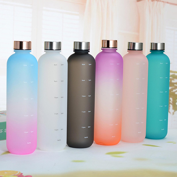 Large Capacity Frosted Sports Water Cup, Outdoor Drinking Bottle for ...