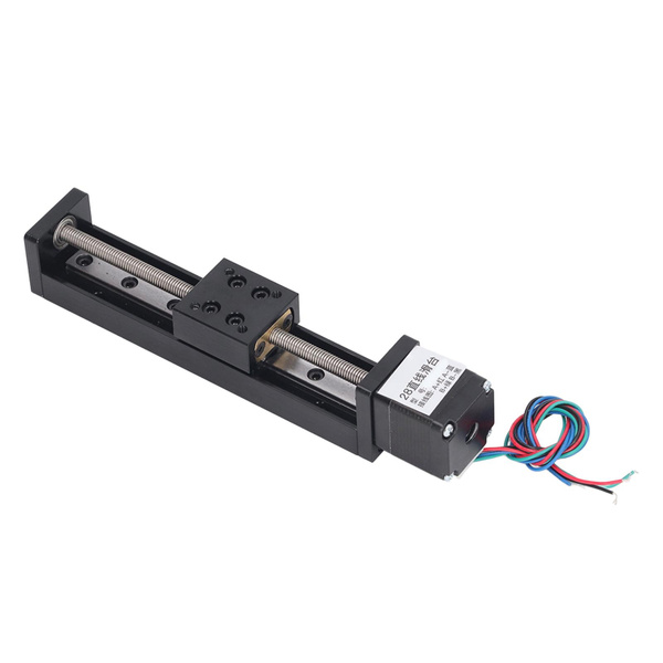 Screw Slide Table Module, Micro Linear Guide Rail Slide Table, 100mm ...