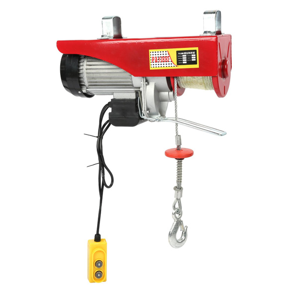 Electric Cable Winch, 1800W Electric Hoist Overhead Winch Cable Remote ...