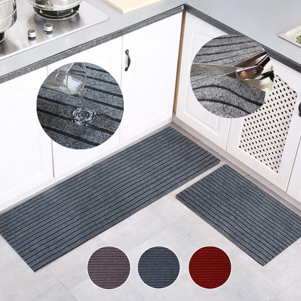 Waterproof And Durable Cleaning Doormat, Kitchen Water Absorbent Oil ...