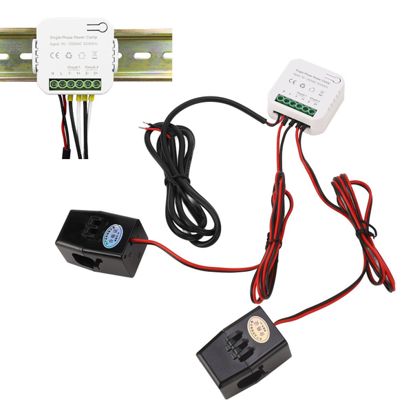 WIFI Smart Energy Meter Home WiFi Electricity Meter with 2pcs 120A ...