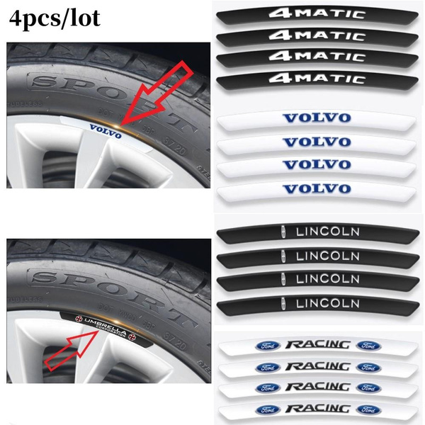 4pcs/lot 3D Metal Sport Performance Auto Emblem Badge Decals Car Wheel ...