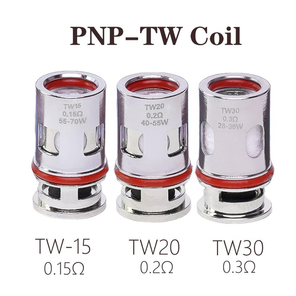 PnP TW Coil TW15/TW20/TW30 0.15ohm 0.3ohm Mesh Core for Voopoo PnP Pod ...