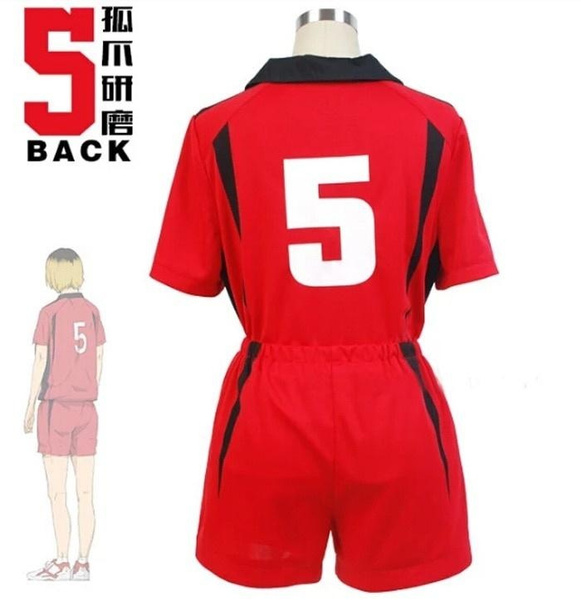 Anime Haikyuu Cosplay Costume Nekoma High Volleyball Club Team Kenma ...