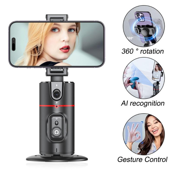 2023 New 360 Rotation Gimbal Stabilizer Desktop AI Automatic Tracking ...