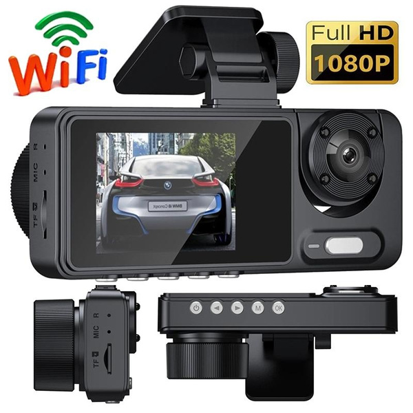 1080P HD Car DVR Camera 2-inch Screen WiFi Driving Recorder Night ...