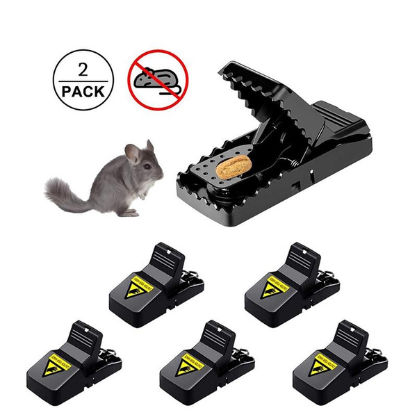2 Pcs Mouse Traps for House Small Mice Trap for Indoor Reusable Rat ...