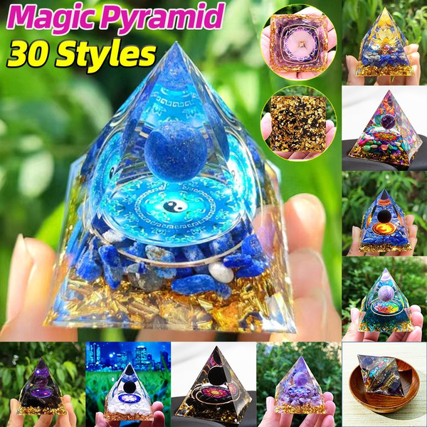 30 Styles Magic Pyramid Art Crystals Amethyst Sphere Constellation ...