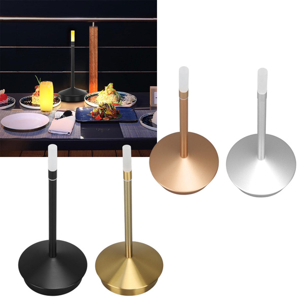 LED Cordless Table Lamp,Cordless Candle Lamp USB Type C LED 2000mAh ...