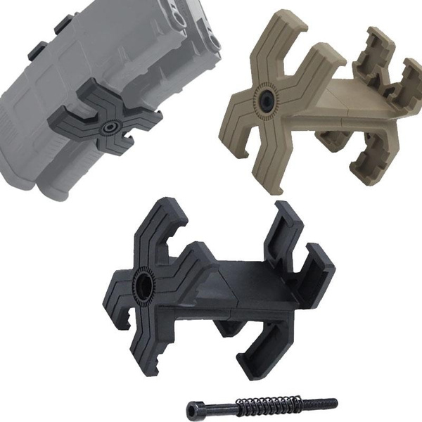 Tactical Gun Rifle 5.56 M4 AR15 Dual Magazine Coupler Mag Parallel ...