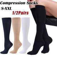 1/2 Pairs Compression Socks for Women & Men - Best Support for ...