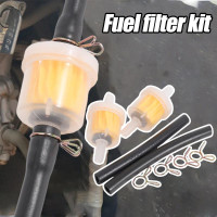 1Set Fuel Petrol Inline Hose Pipe with Clips Universal for Moto Dirt ...