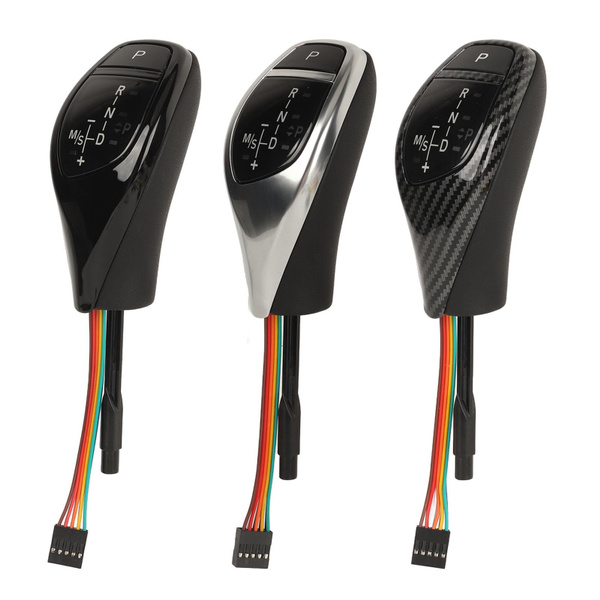 LED Gear Knob Thumb Type Shifter Lever Head Retrofit Kit with Start ...