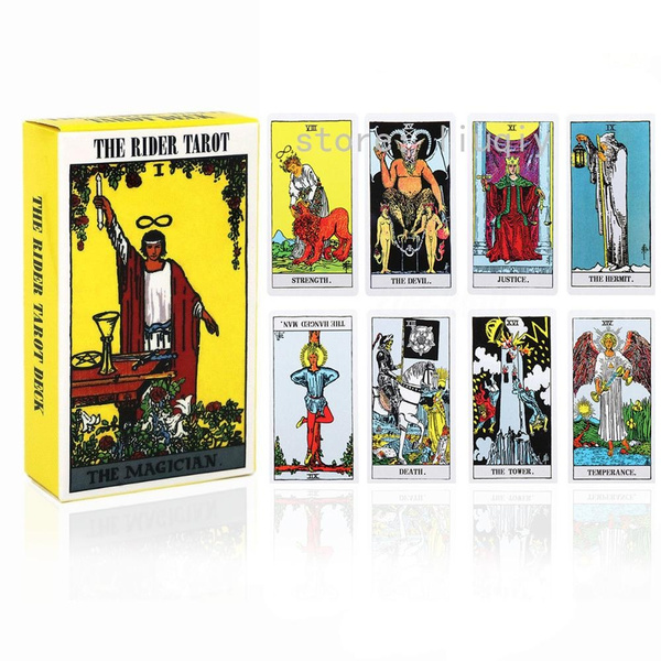 high quality tarot deck cards game for divination full English radiant ...