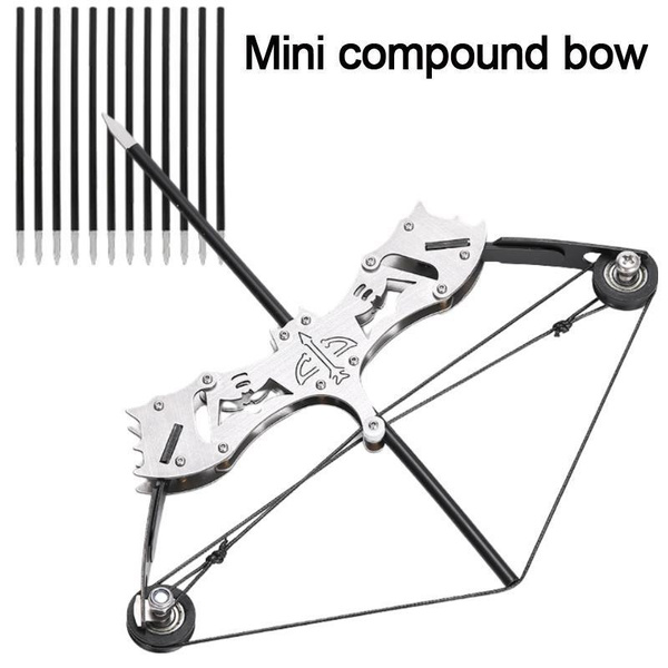 6.3"/9" Mini Archery Bow Set Right Hand Mini Compound Bow Mini Hunting ...