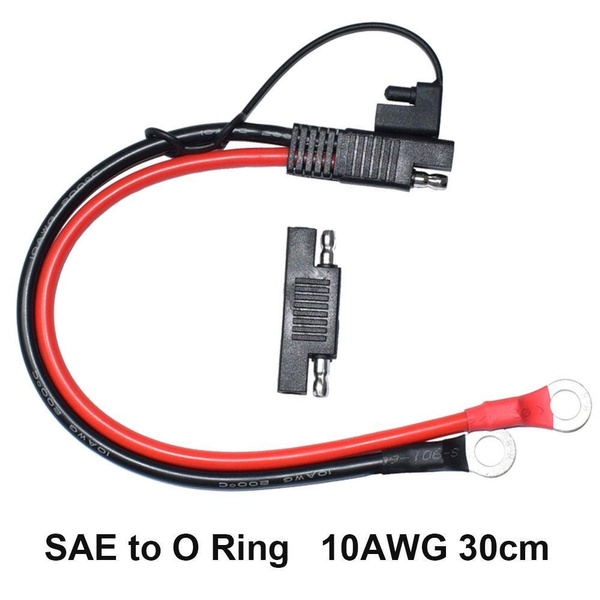 10AWG SAE to O Ring Terminal Battery Connector Cable SAE Cable SAE ... 10AWG SAE to O Ring Terminal Battery Connector Cable SAE Cable SAE ...