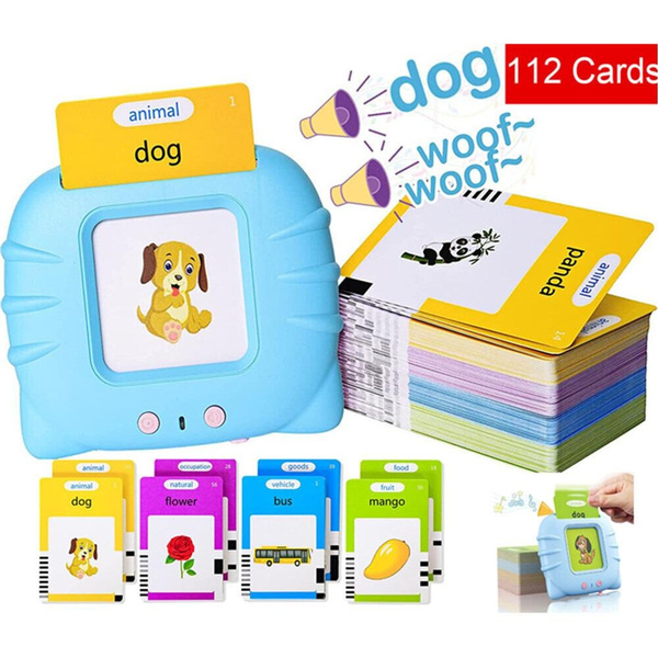 Talking Flash Cards For Toddlers, Preschool Words Learning Cards Toy ...