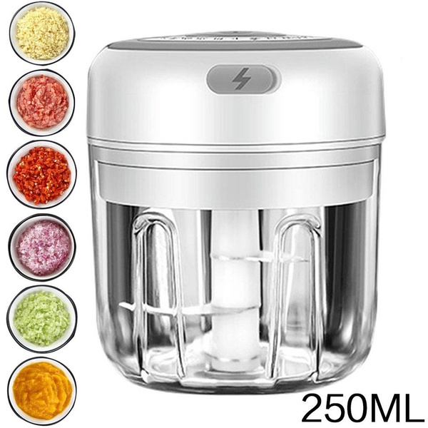 New 250ML Electric Garlic Press Intelligent Electric Mini Food Garlic ... New 250ML Electric Garlic Press Intelligent Electric Mini Food Garlic ...