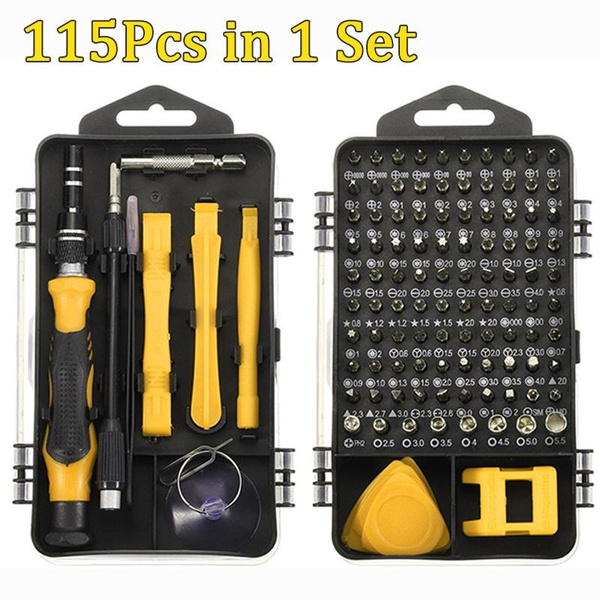 115 In 1 Computer Repair Magnetic Laptop Screwdriver Kit Precision ...