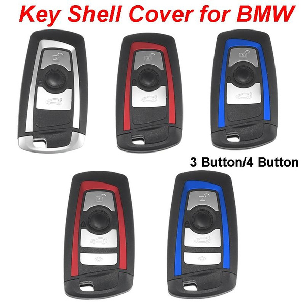 3/4 Button Smart Car Key Shell Cover Remote Keyless Case for BMW X5 X6 ...