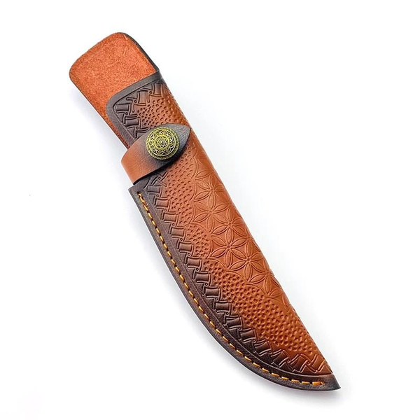 Hunting Knife Sheath Fixed Blade Knife Sheath Leather Knife Sheaths ...