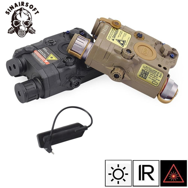 SINAIRSOFT PEQ-15 Red Laser Device LED Flashlight IR Len ATPIAL for AEG ...